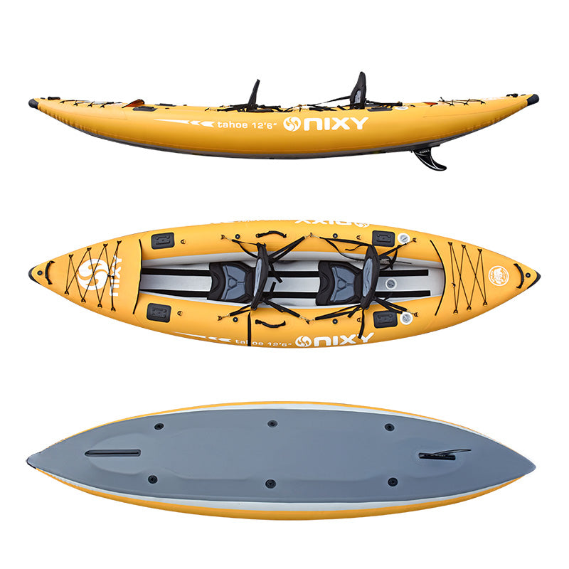 NIXY Inflatable Kayak – 2-Person Adventure-Ready Tandem Kayak - NIXY Sports